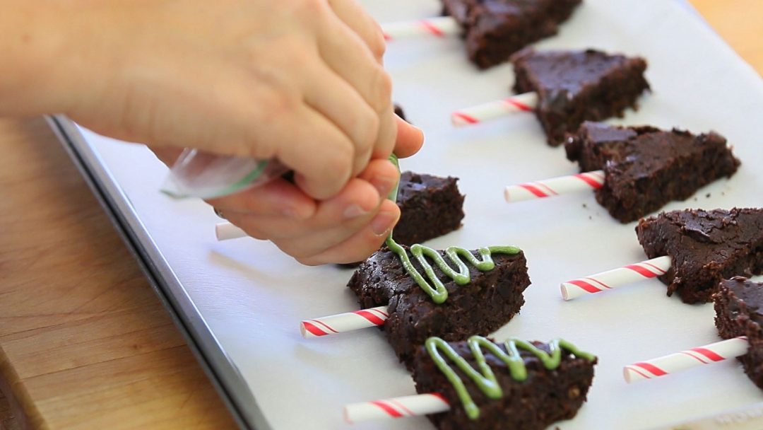 Chocolate brownie trees – gluten free and vegan | Buona Pappa