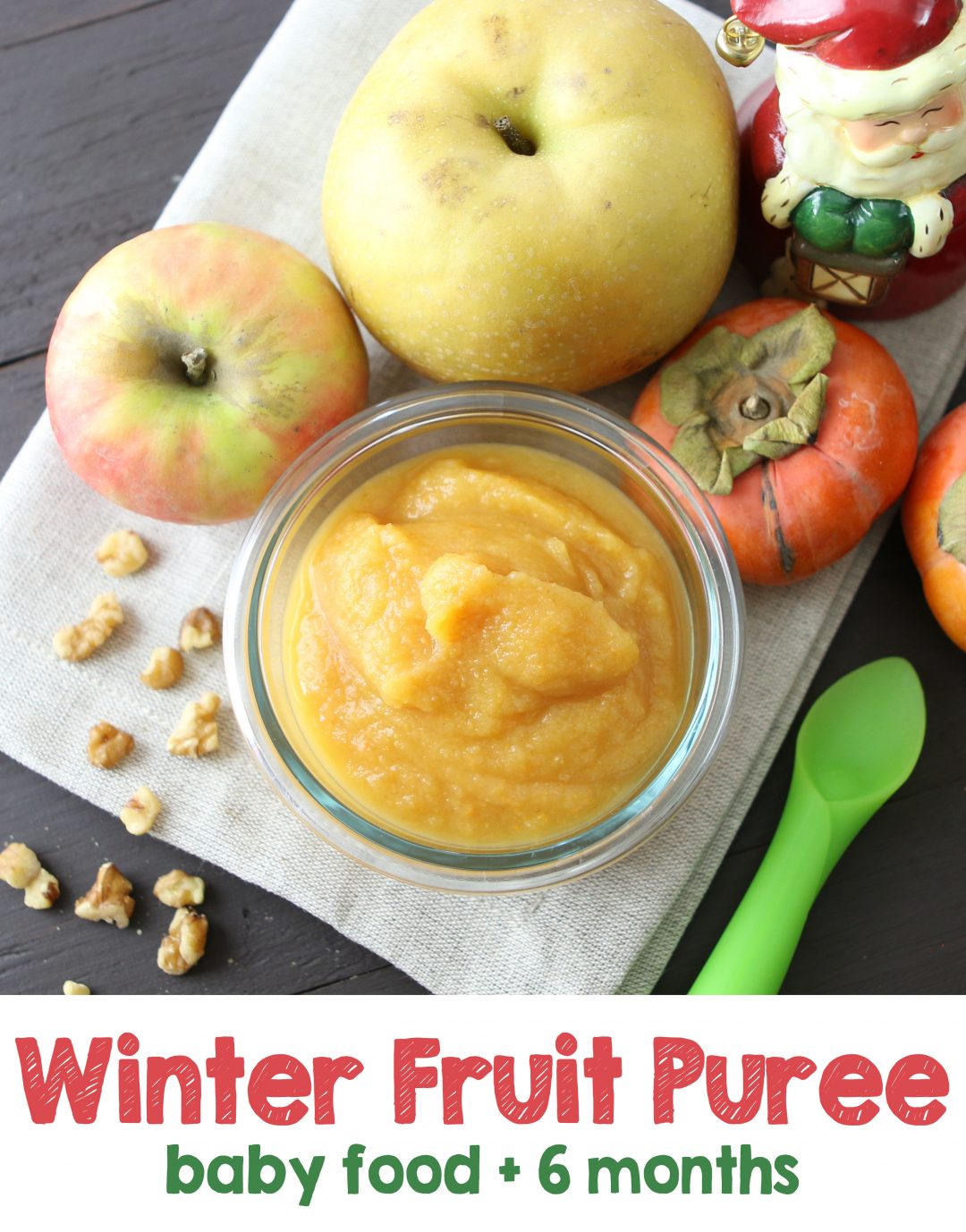 Winter Fruit Puree - baby food recipe | Buona Pappa