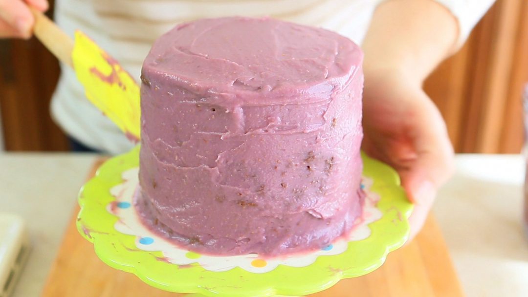 Baby Chocolate Purple Cake | Buona Pappa