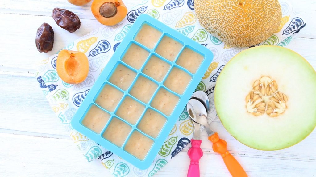 Melon Apricot Dates baby puree +6M | Buona Pappa