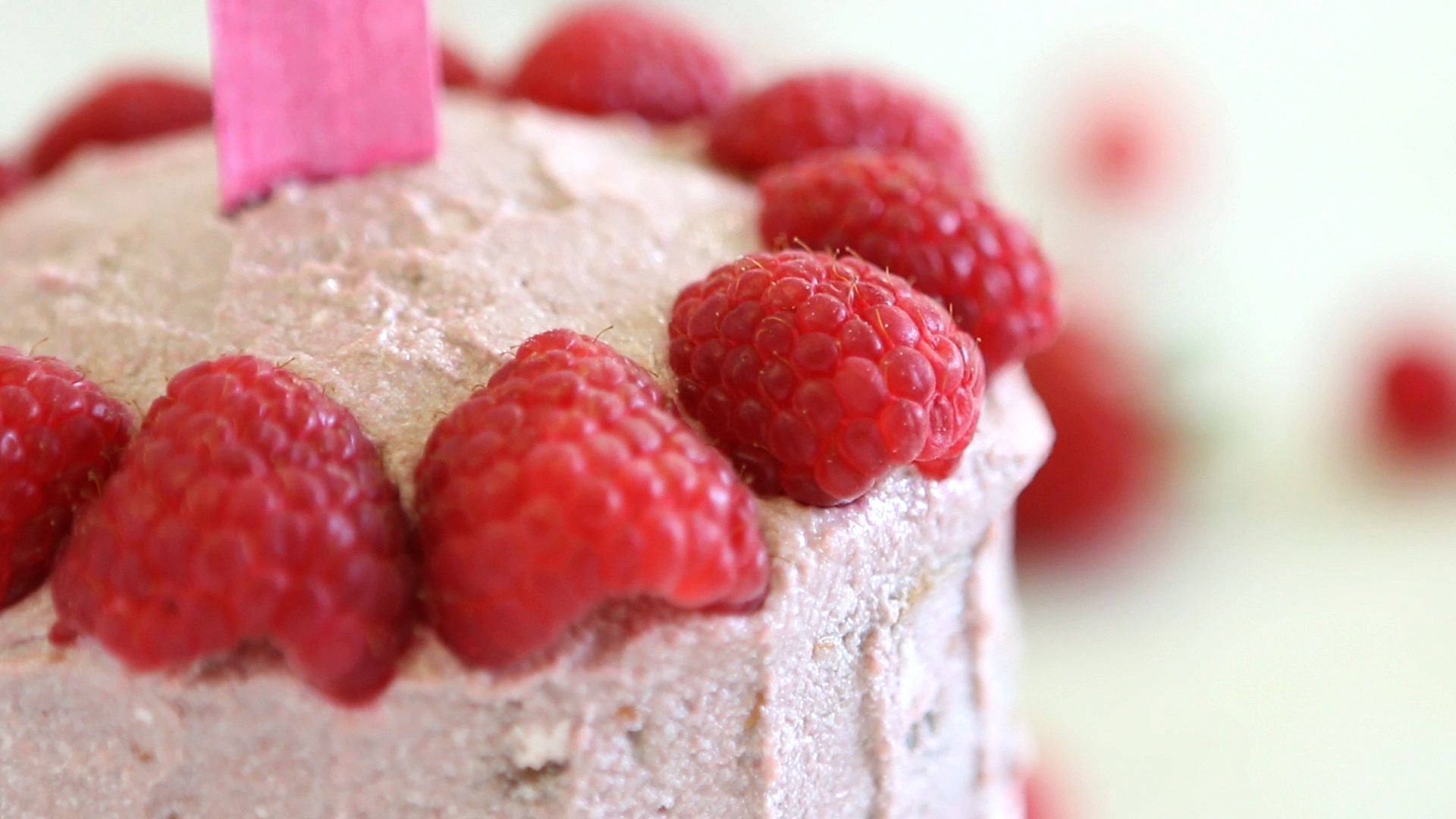 Red Berries Vegan Cake with Coconut and Cashew frosting | Buona Pappa