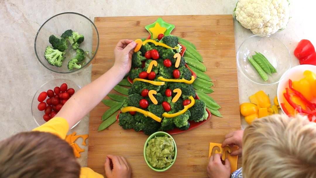 Christmas Tree Vegetable Platter | Buona Pappa