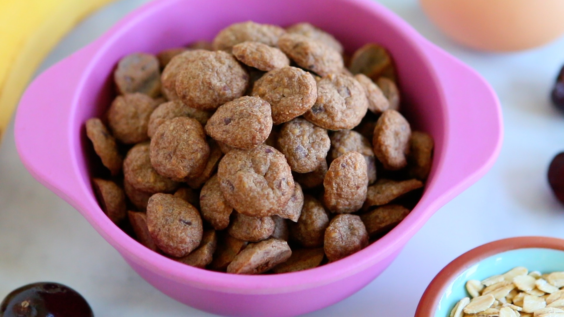 Cherry Banana Baby Puffs +6M - GF & Dairy Free | Buona Pappa