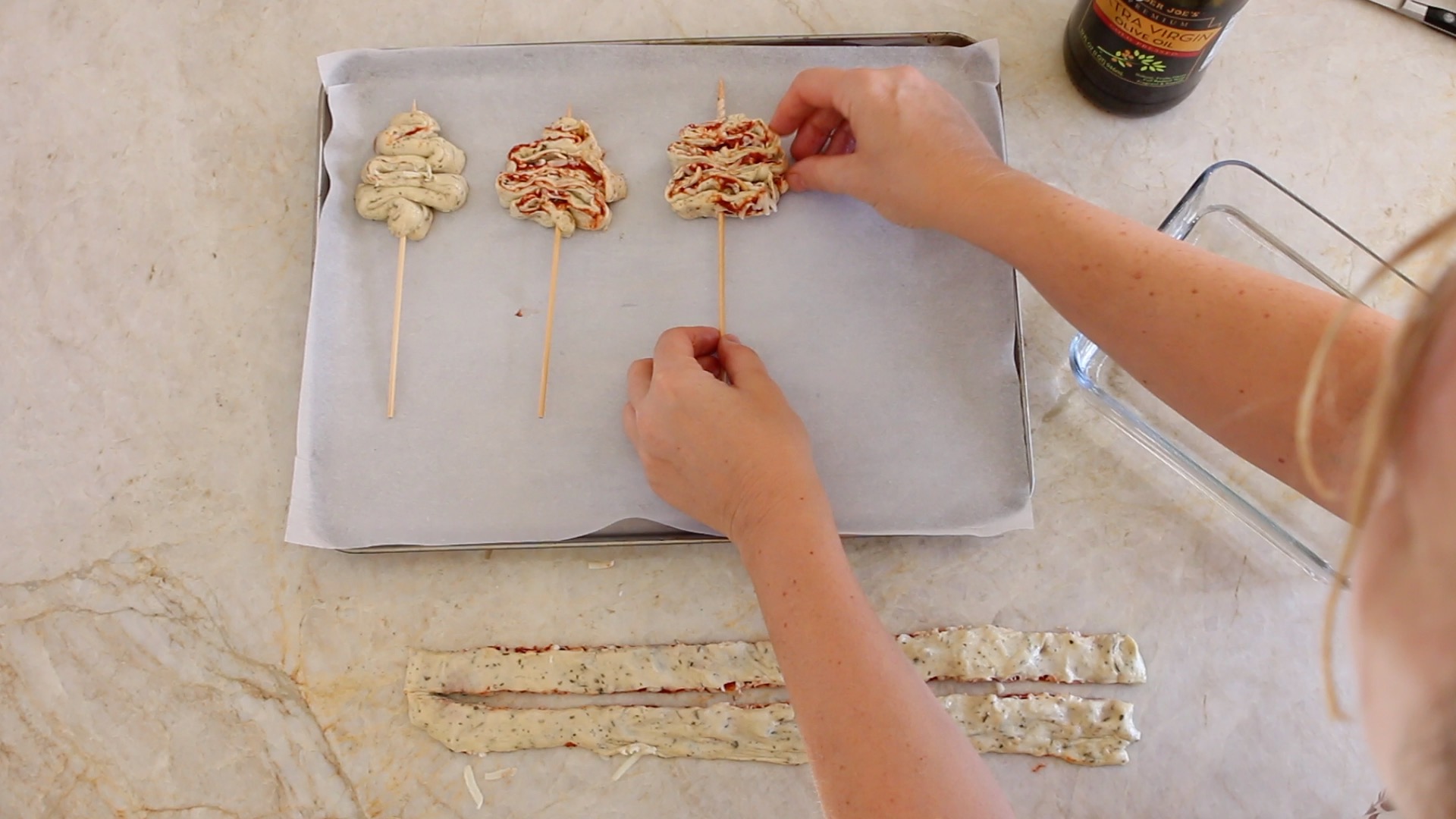 Pizza Tree on a Stick - Christmas Fun | Buona Pappa