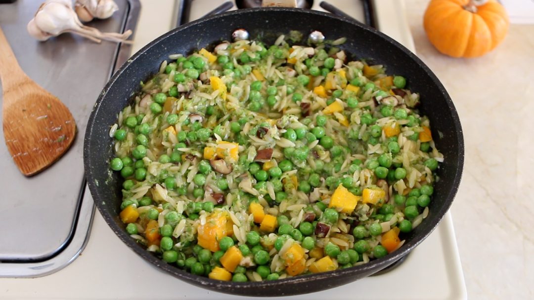 Awesome Creamy Orzo Pasta with Vegetables | Buona Pappa