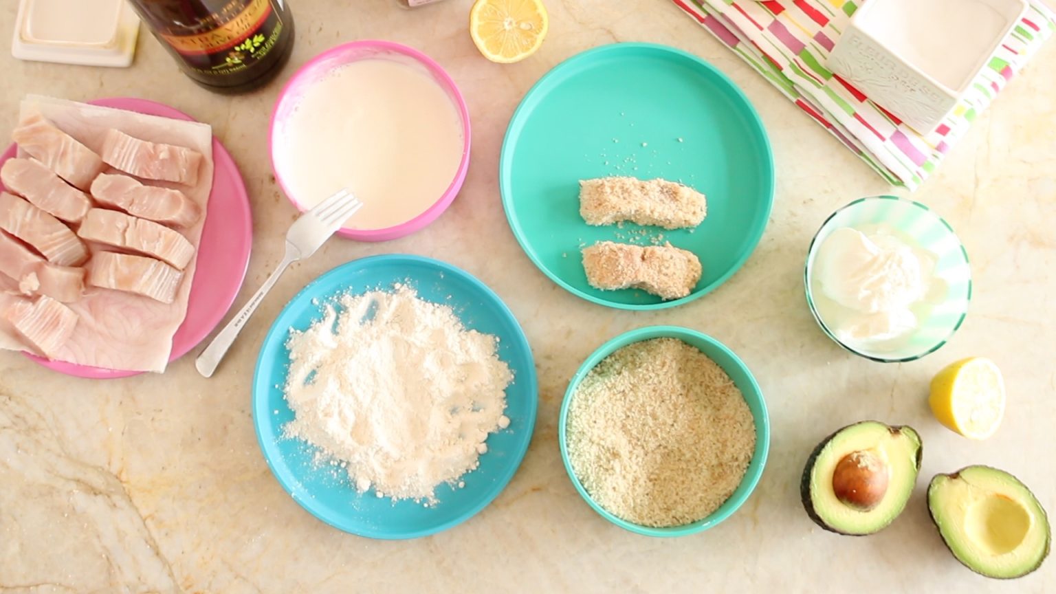 Easy Yogurt Fish Fingers & Avocado Dip – Egg Free | Buona Pappa